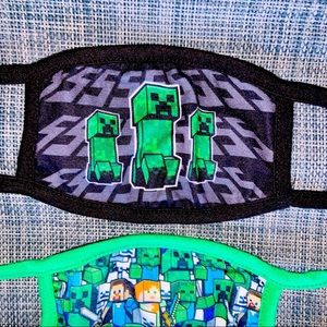 Accessories | Minecraft Youth Kids Fashion Face Masks Nwt | Poshmark